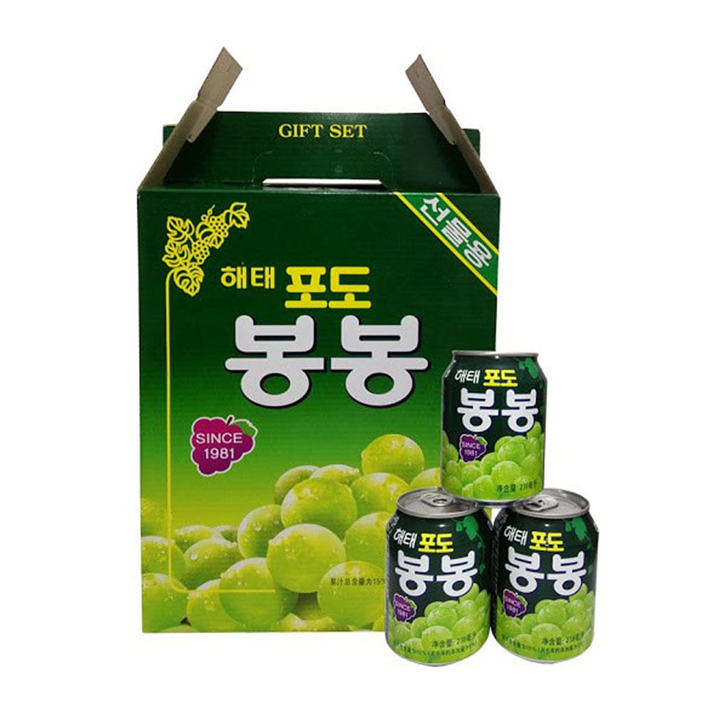 Haitai Grape Juice with Pulp - 238ml x 12 Cans – Umall - Sydney's Largest Online Asian Supermarket