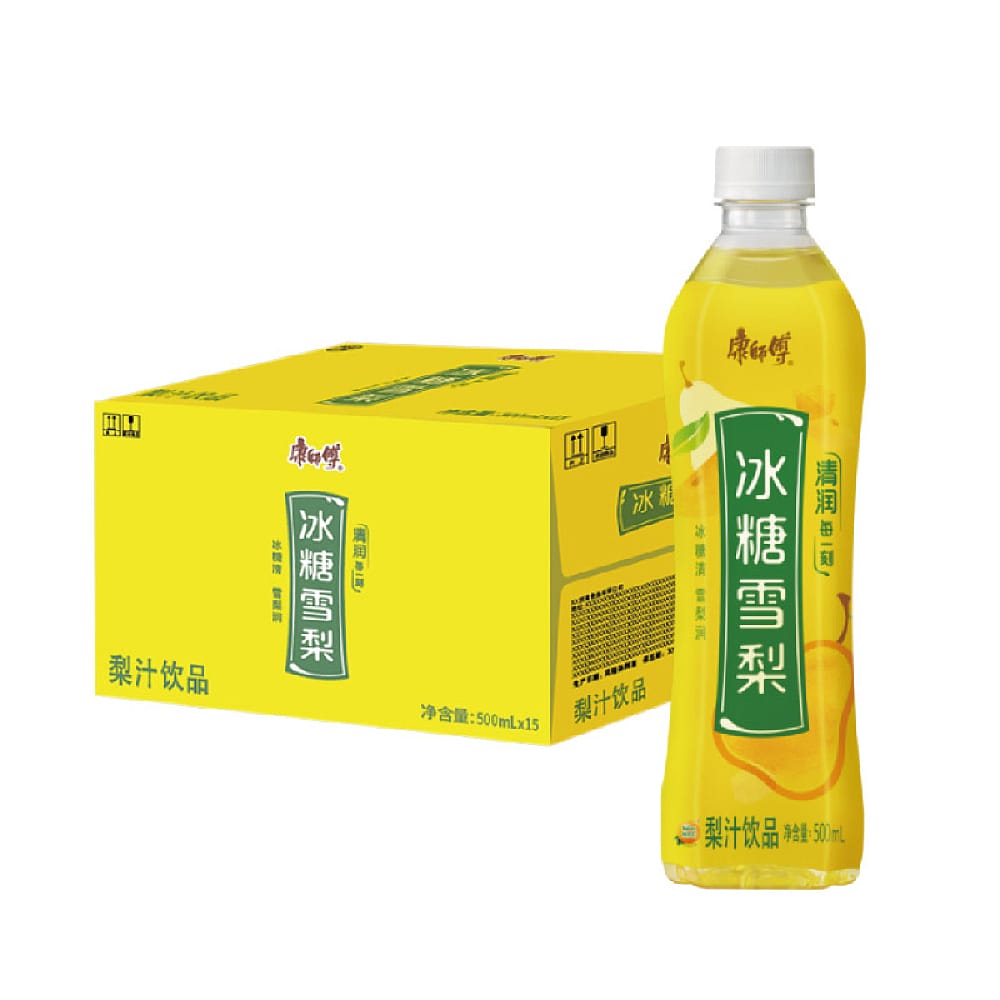 Master Kong Rock Sugar Pear Drink - 500ml x 15 Bottles – Umall - Australia's Largest Online ...