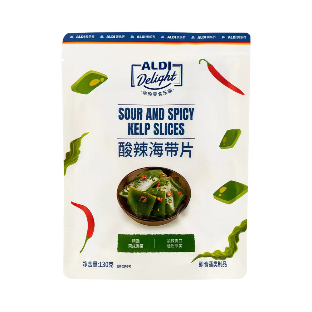 ALDI Delight Sour & Spicy Kelp Slices 130g – Limited Import - Ready-to – Umall - Australia's ...