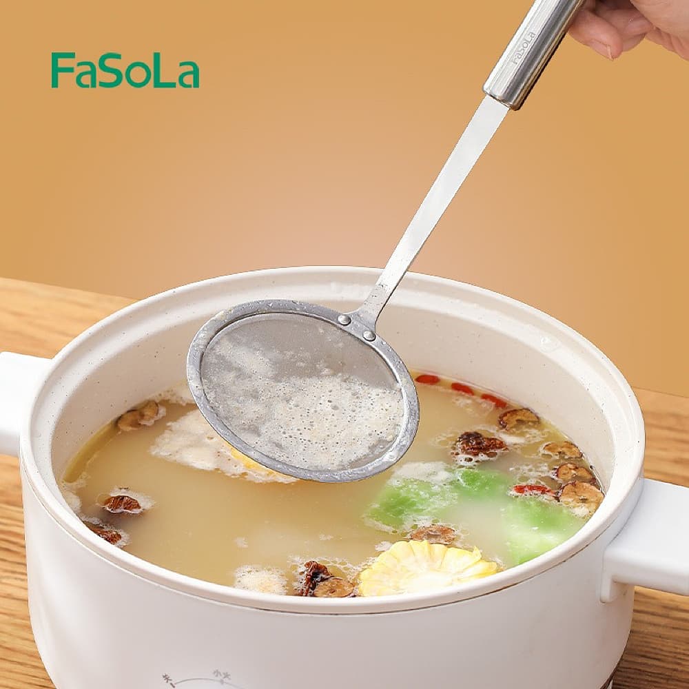 FaSoLa Stainless Steel Skimmer Spoon - 31.4*10cm – Umall - Australia's Largest Online Asian ...