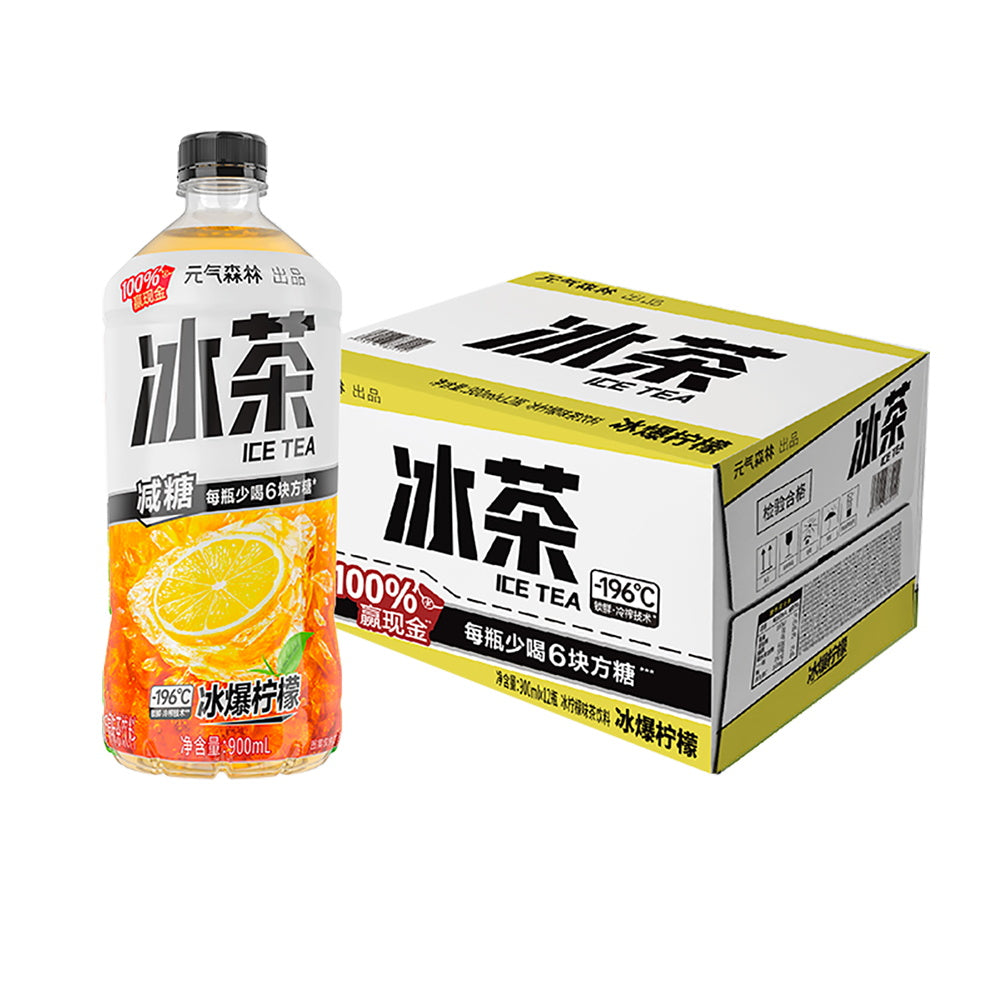 Genki Forest Ice Tea Lemon Blast - 900ml x 12 – Umall - Australia's Largest Online Asian Supermarket