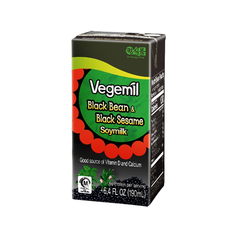 Vegemil Black Bean & Black Sesame Soymilk - 190ml – Umall - Australia's Largest Online Asian ...