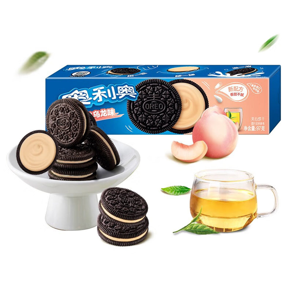 Oreo White Peach Oolong Cream Sandwich Cookies - 97g – Umall - Australia's Largest Online Asian ...