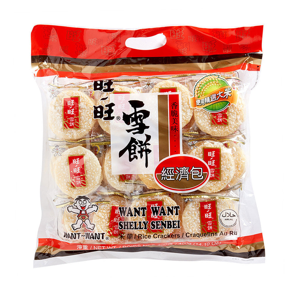 Want Want Shelly Senbei Rice Crackers - Family Pack 500g – Umall - Australia's Largest Online ...
