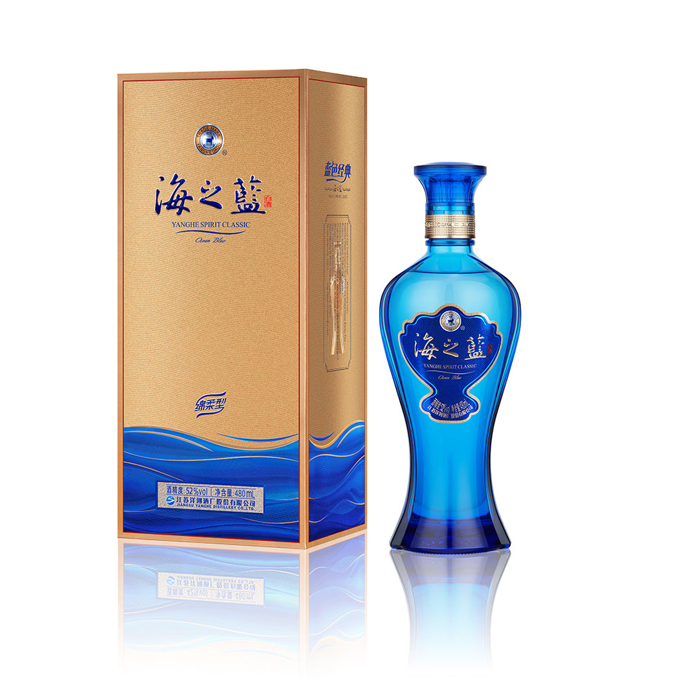 Yanghe Blue Classic Ocean Blue Mellow Baijiu 52¡ã 480ml Gift Box – Umall - Australia's Largest ...
