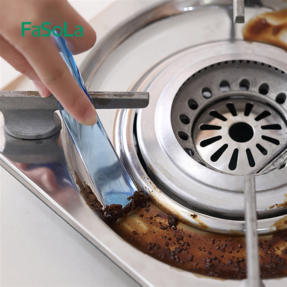 FaSoLa Multi-Functional Kitchen Plastic Stain Scraper - Blue, 18*2.3*1 – Umall - Australia's ...