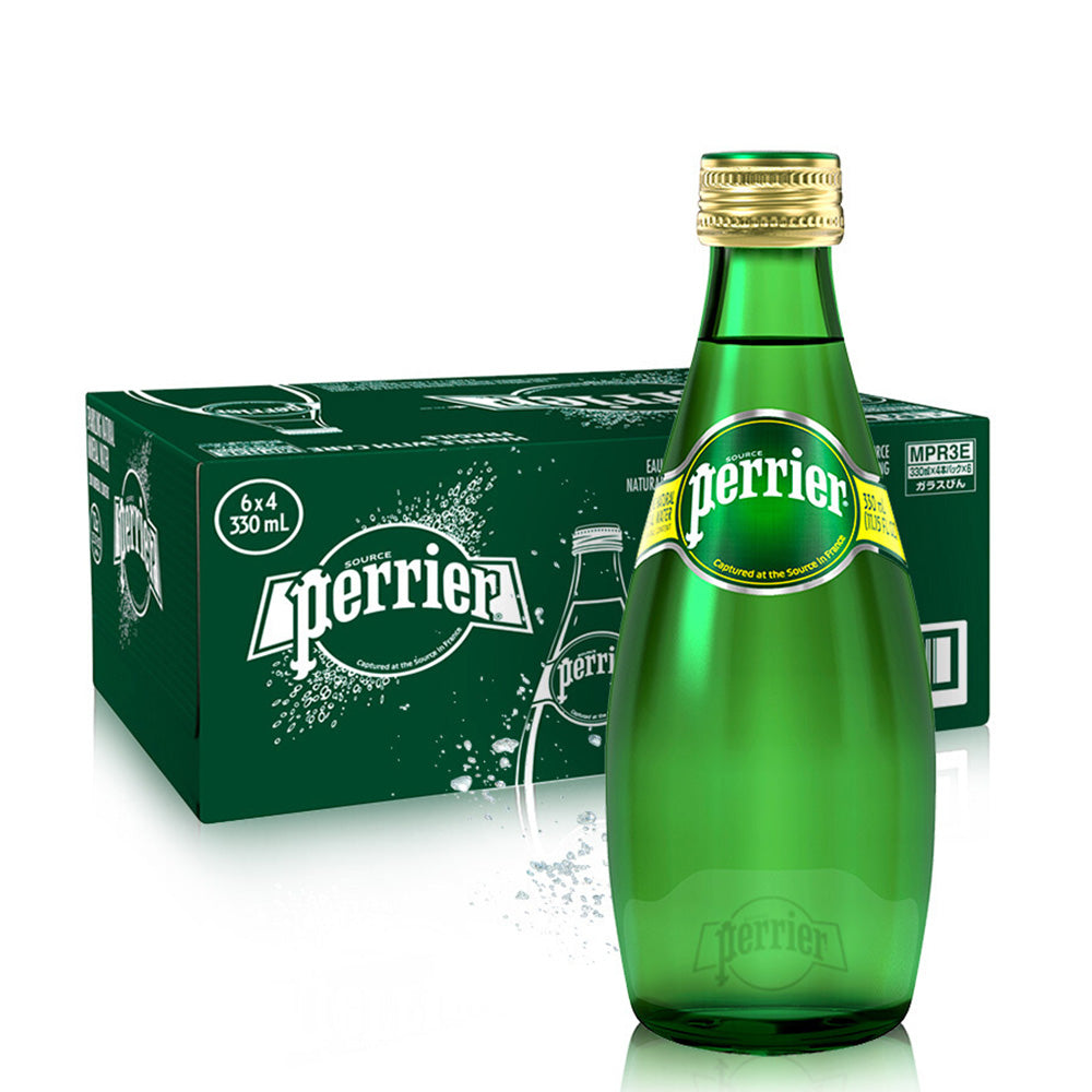 Perrier Sparkling Natural Mineral Water - 330ml x 24 Bottles – Umall - Australia's Largest ...