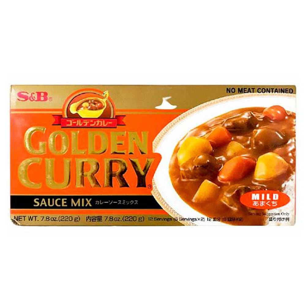 S&B Golden Curry Sauce Mix Mild - 220g – Umall - Australia's Largest Online Asian Supermarket