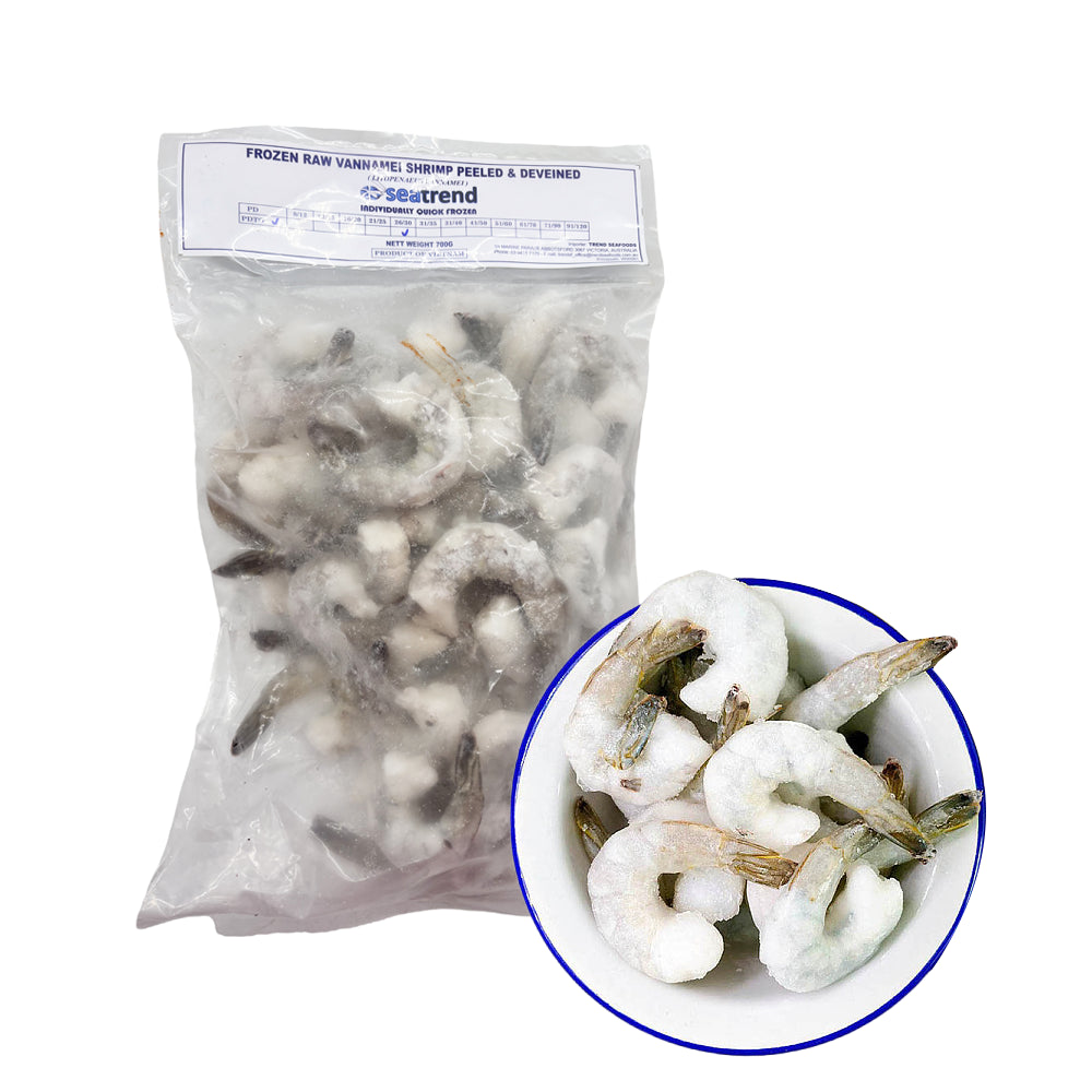 Seatrend Frozen Vietnamese Tail-On Raw Shrimp 26/30 - 700g – Umall - Australia's Largest Online ...