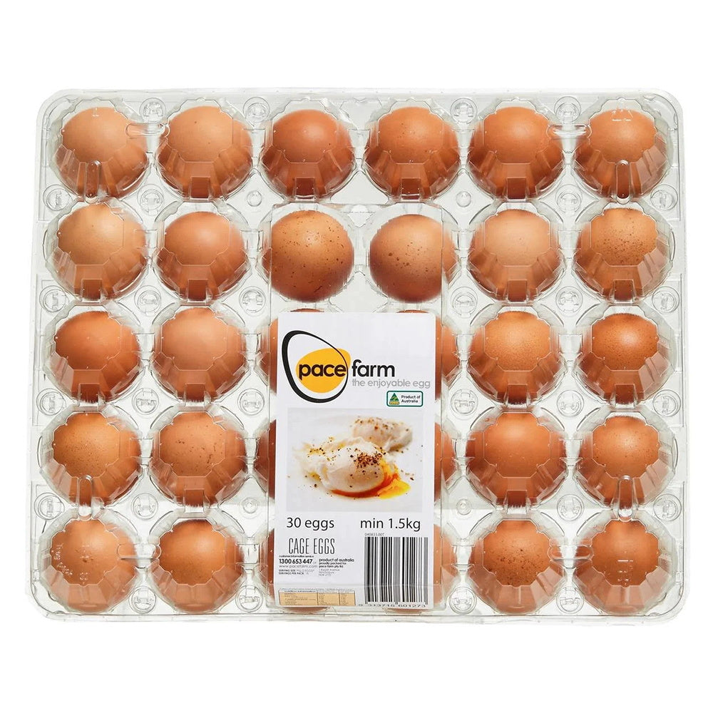 Pace Farm Caged Eggs Large 30 Pack - 1.5kg (Limited 1 PP) – Umall - Australia's Largest Online ...