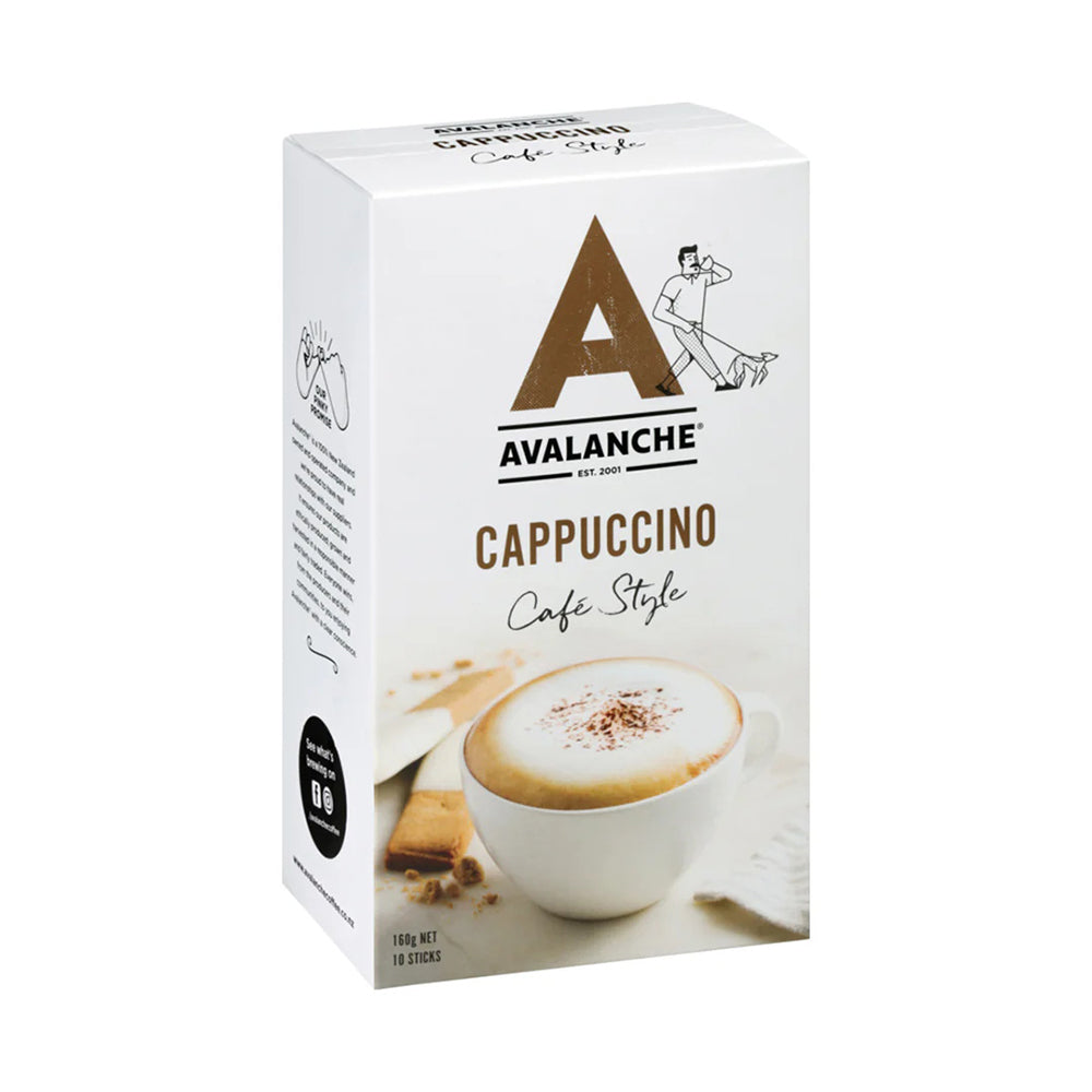 Avalanche Cappuccino Coffee Powder - 10 Sachets, 160g – Umall - Australia's Largest Online Asian ...