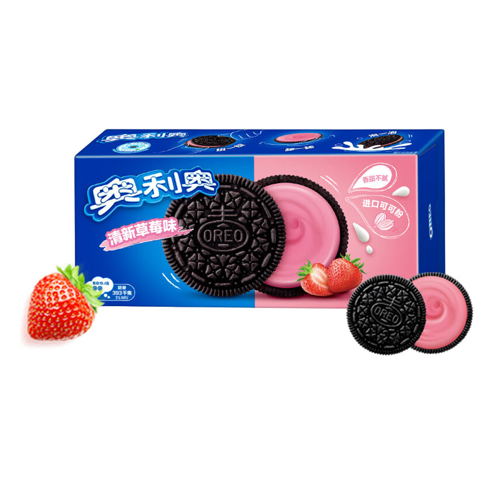 Oreo Strawberry Cream Sandwich Cookies - 194g – Umall - Australia's Largest Online Asian Supermarket