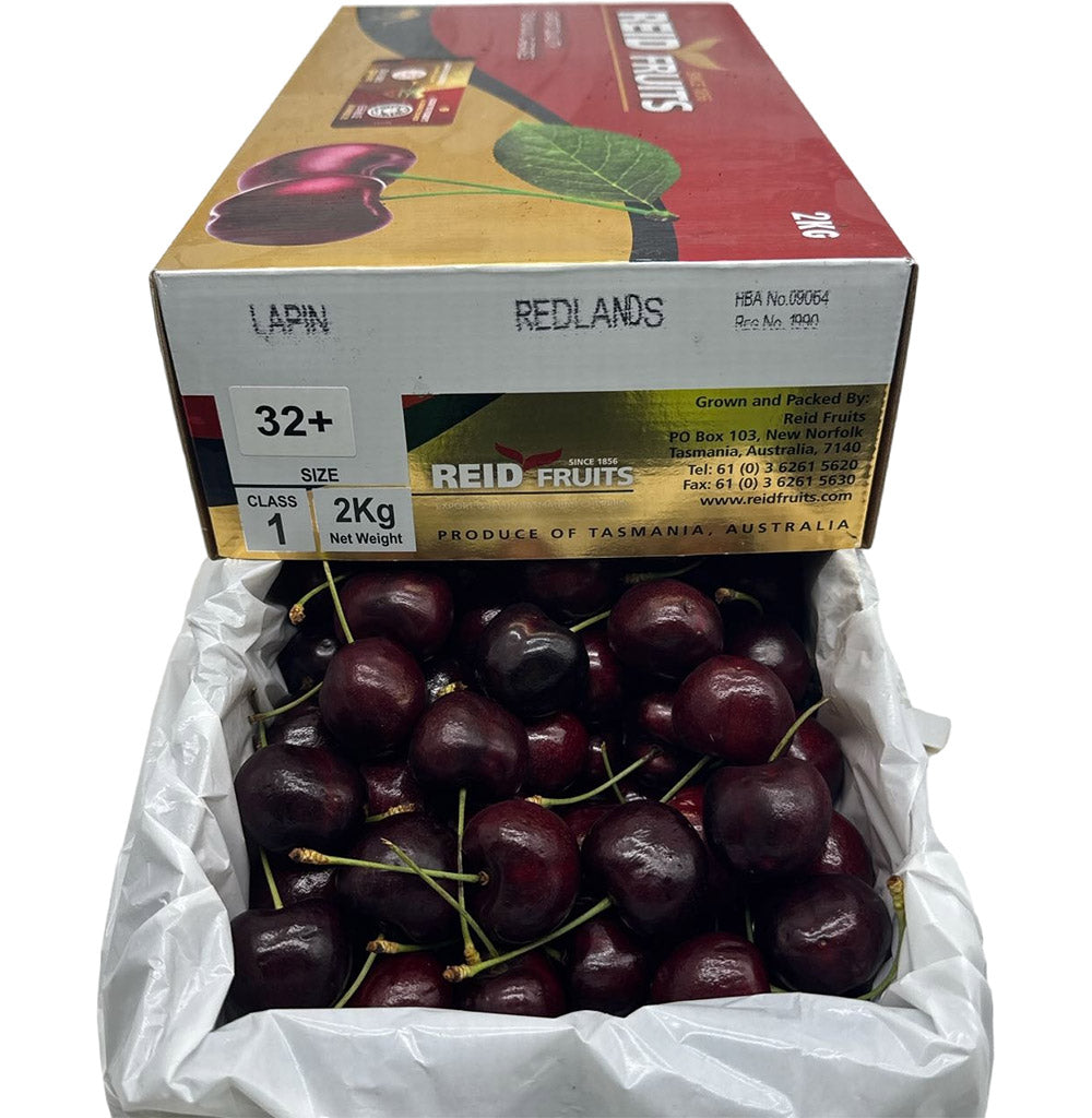 Reid Lapin Cherries Gift Box 32mm+ - 2kg – Umall - Australia's Largest Online Asian Supermarket
