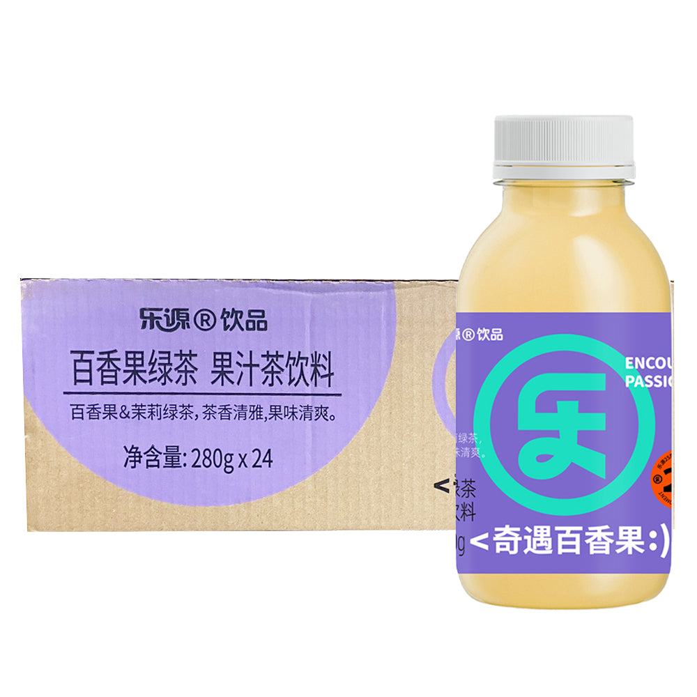 Leyuan Encounter Passion Fruit Green Tea Juice Drink - 280ml x 24 Bott – Umall - Australia's ...