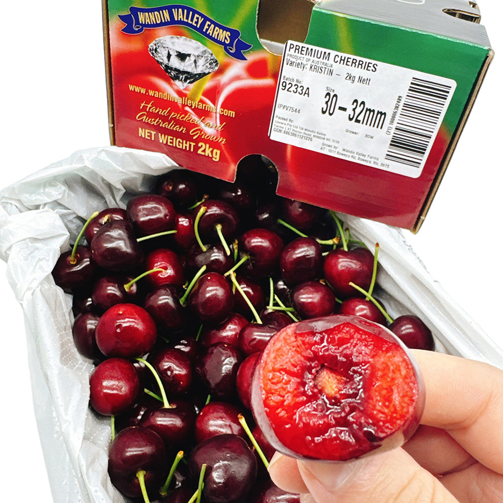Wandin Valley Farms Premium Cherries Gift Box 30-32mm - 2kg – Umall - Australia's Largest Online ...