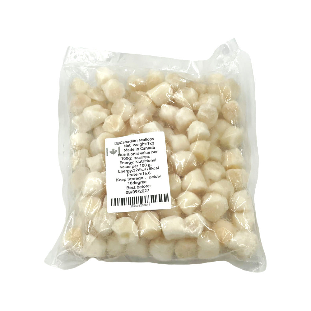 Frozen Canadian Scallop Meat 1kg – Umall - Australia's Largest Online ...