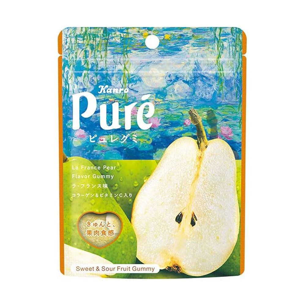 Kanro Pure La France Pear Gummy 52g - Sweet & Sour Fruit Candy – Umall ...