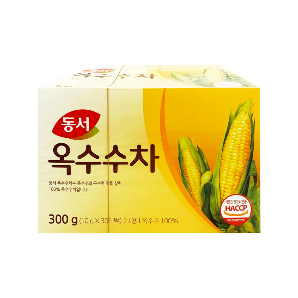 Dongsuh Roasted Corn Tea Bags 300g (30 Bags) - Korean Oksusu-cha, Caff ...