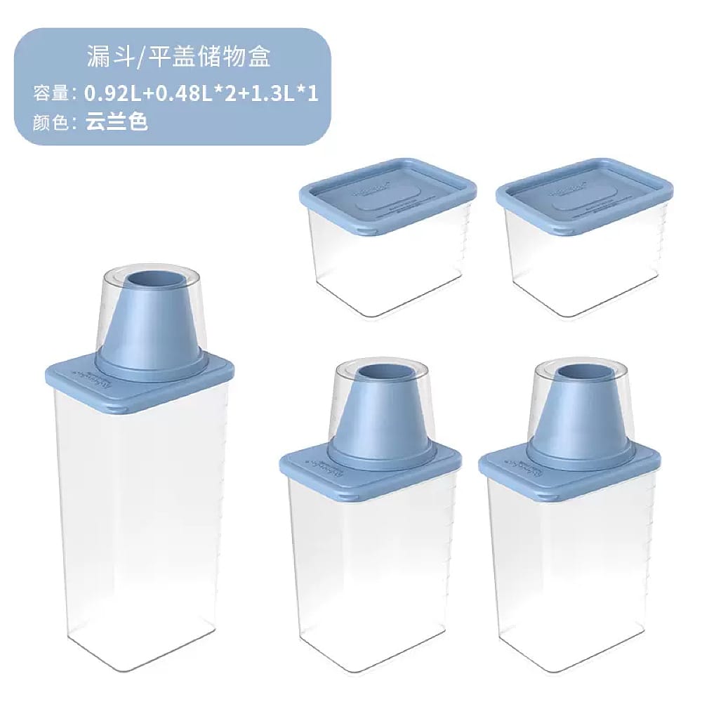 Robo Storage Box Set in Cloud Blue - 5 Piece Set (480ml*2, 920ml*2, 1. – Umall - Australia's ...