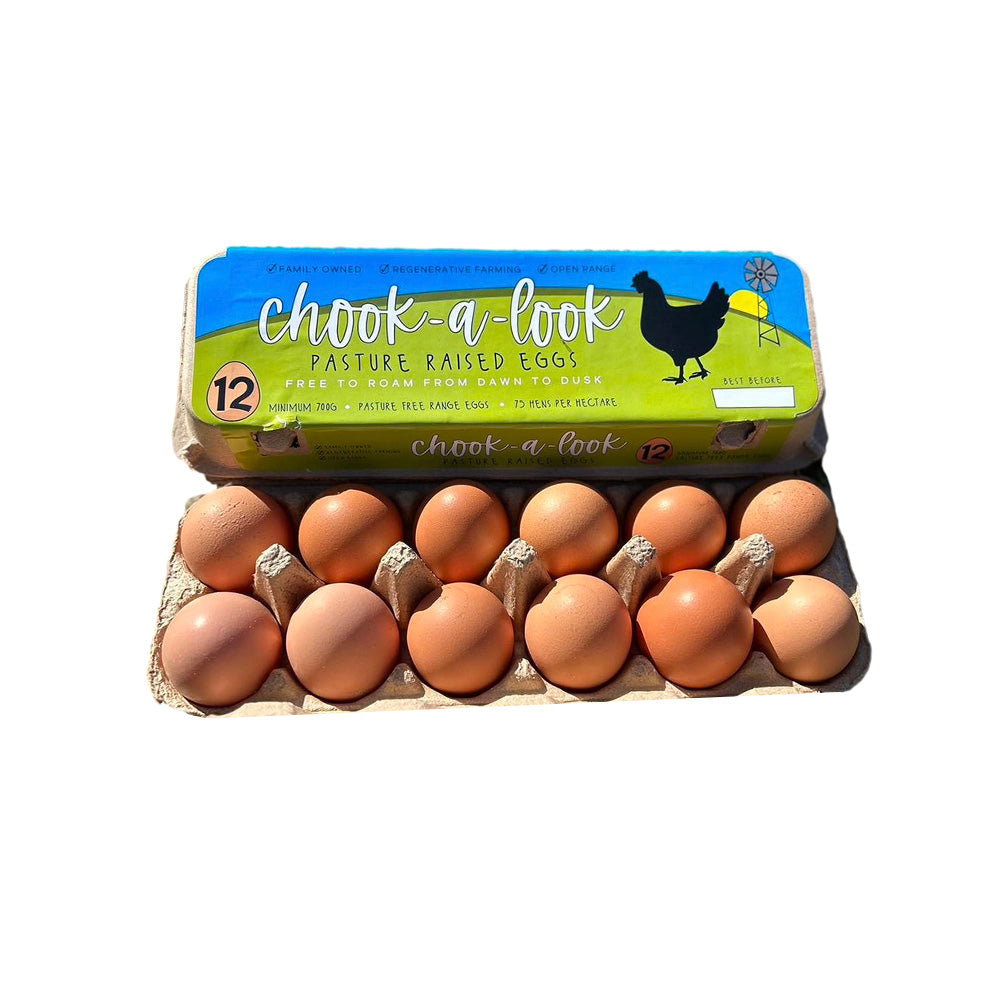Chook-a-look Pasture Raised Eggs - 12 Pieces, 700g – Umall - Australia ...