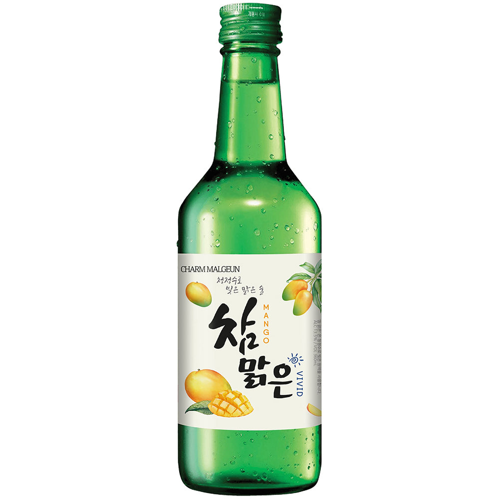 Charm Malgeun Vivid Korean Soju Mango Flavor 12% - 360ml – Umall ...