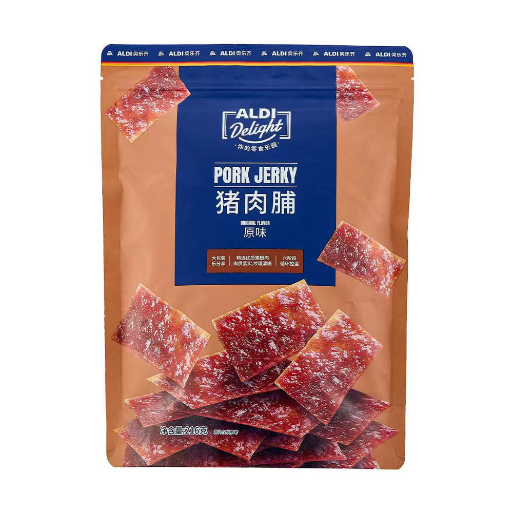 Aldi Delight Pork Jerky Original Flavor 216g – Limited Import – Umall - Australia's Largest ...