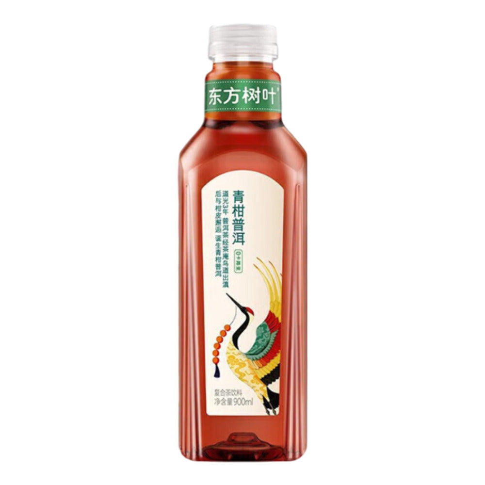 Nongfu Spring Oriental Leaf Sugar-Free Green Mandarin Pu'er Tea 900ml ...