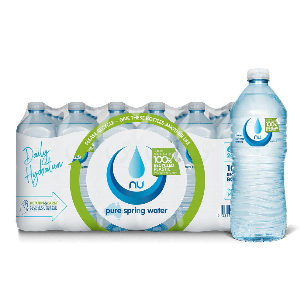 Nu Pure Mineral Water 600ml, 24 Bottles – Umall - Australia's Largest Online Asian Supermarket