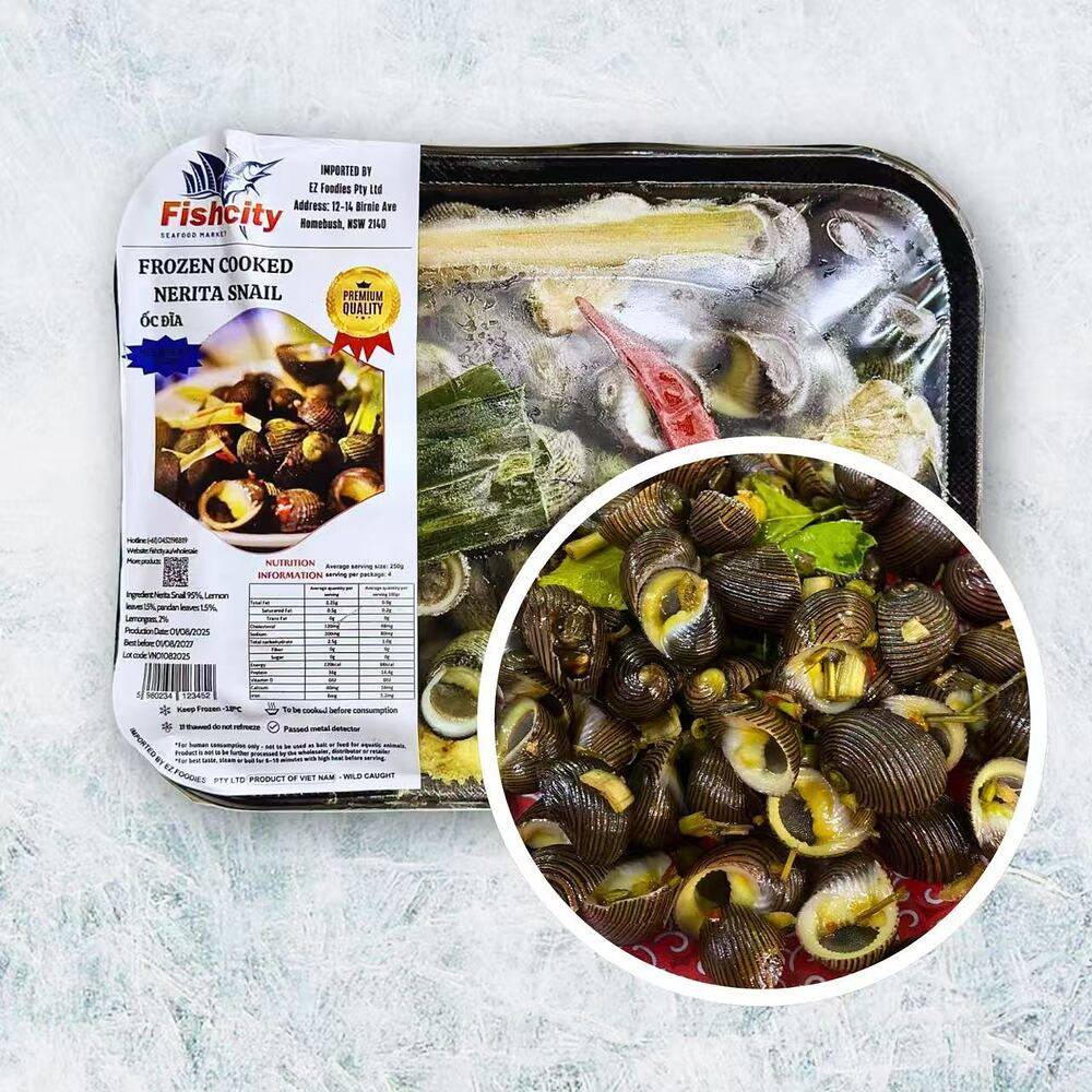 Fishcity Frozen Nerita Snails 1kg – Next‑Day Delivery Sydney – Umall ...