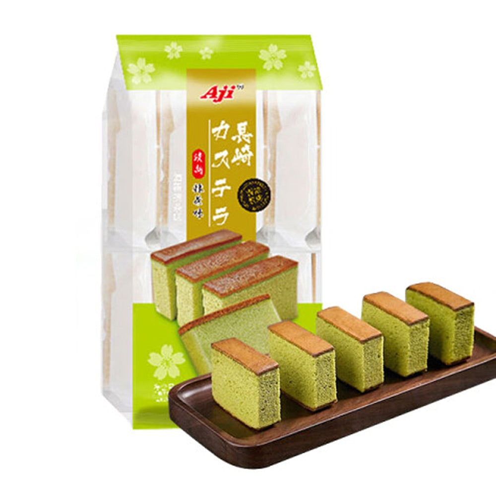 AJI Nagasaki Castella Cake Matcha Flavor - 10pcs, 330g – Umall - Australia's Largest Online ...