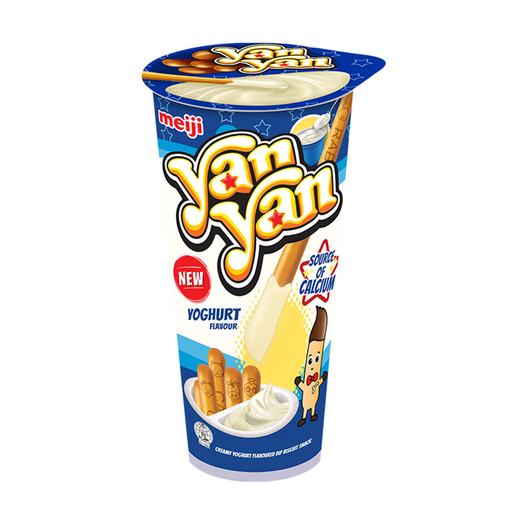 Meiji Yan Yan Biscuit Sticks with Yoghurt Flavour Dip - 50g – Umall ...