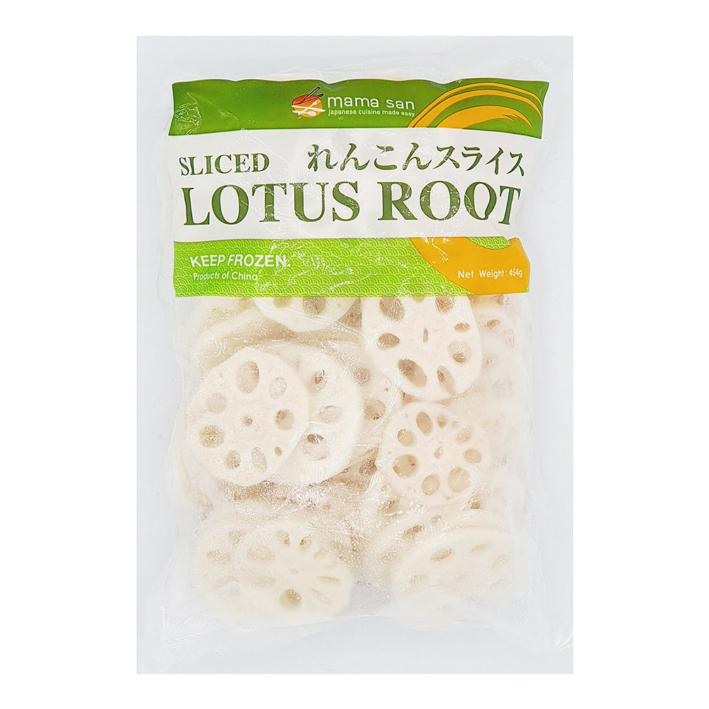 Buy Mama San Frozen Sliced Lotus Root 3mm - 454g – Umall - Australia's ...