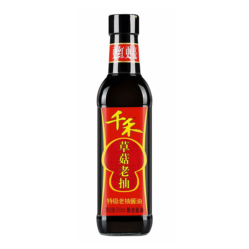 Qianhe Premium Dark Soy Sauce with Straw Mushroom - 500ml | Umall ...