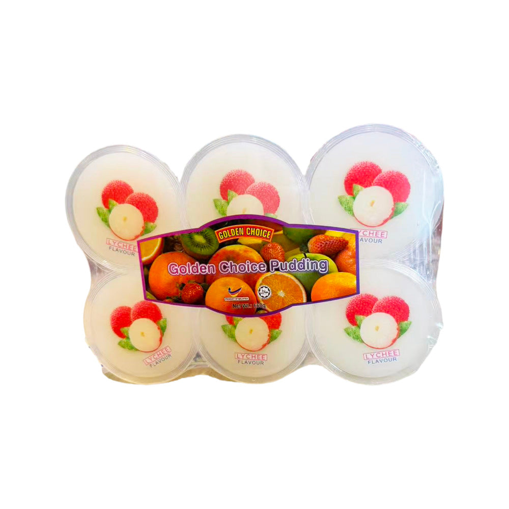 Golden Choice Lychee Pudding 110g x 6 – Umall - Australia's Largest ...