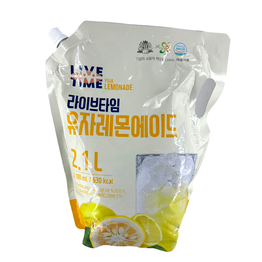 LIVE TIME Yuzu Lemonade Pouch 2.1L – Umall - Australia's Largest Online ...