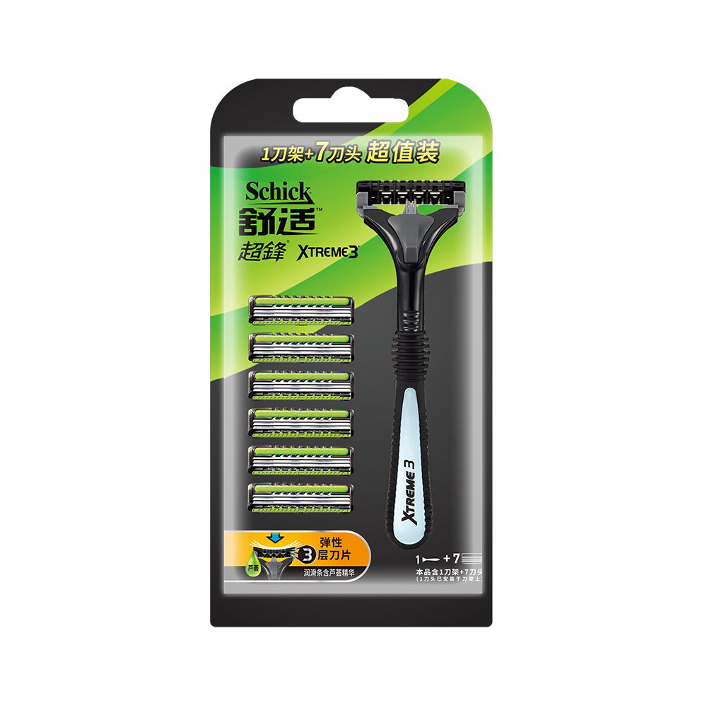Schick Xtreme 3 Razor - 1 Handle + 7 Cartridges – Umall - Australia's ...