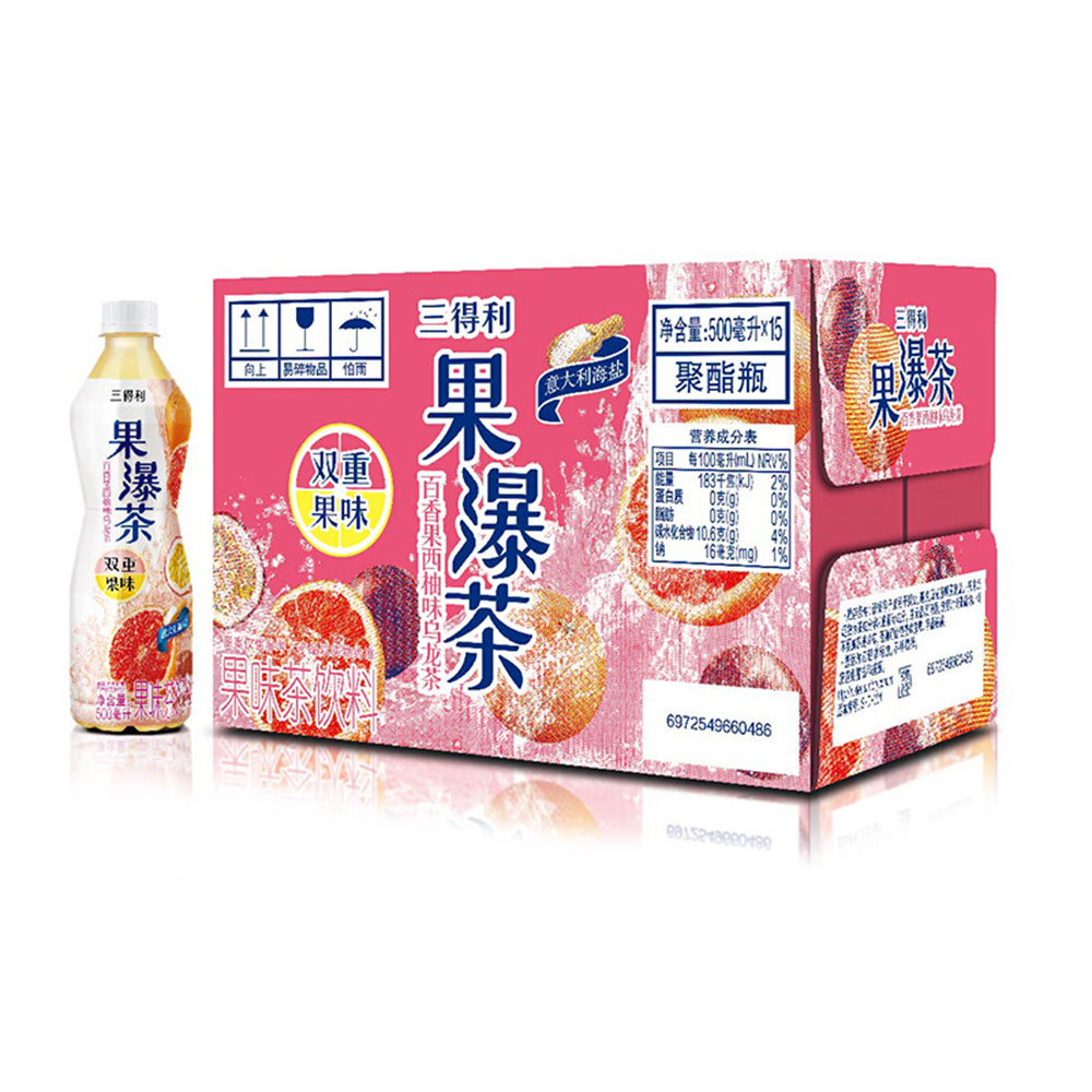 Suntory Fruit Burst Tea Passion Fruit & Grapefruit Oolong Tea - 500ml ...