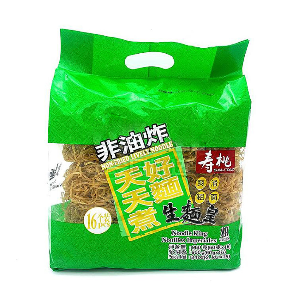 Shoutao Non-Fried Fresh Noodle King, Smooth Thick Noodles, 16pcs 960g ...