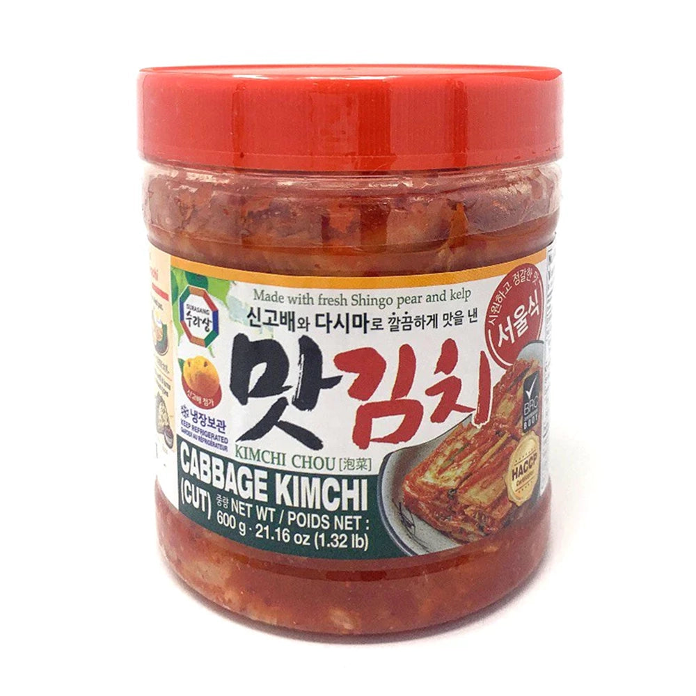Surasang Cabbage Kimchi (Cut) - (Kimchi Chou) 600g – Traditional Ferme ...