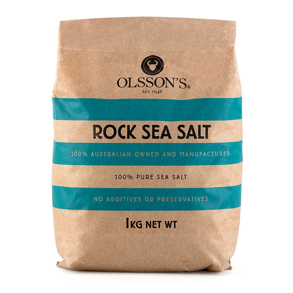 Olsson's Edible Granulated Rock Sea Salt 1kg – Umall - Australia's ...