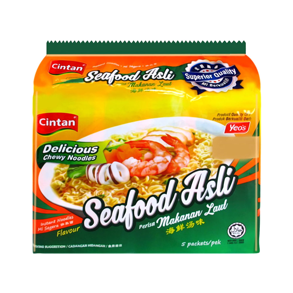 Cintan Malaysia Seafood Soup Flavour Noodles 75g x 5 Packs – Umall ...