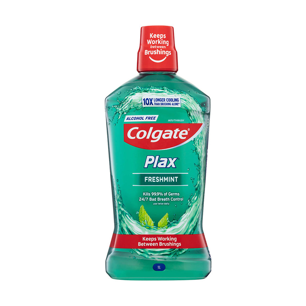 Colgate Plax Freshmint Mouthwash - Alcohol-Free, 1L – Umall - Australia ...