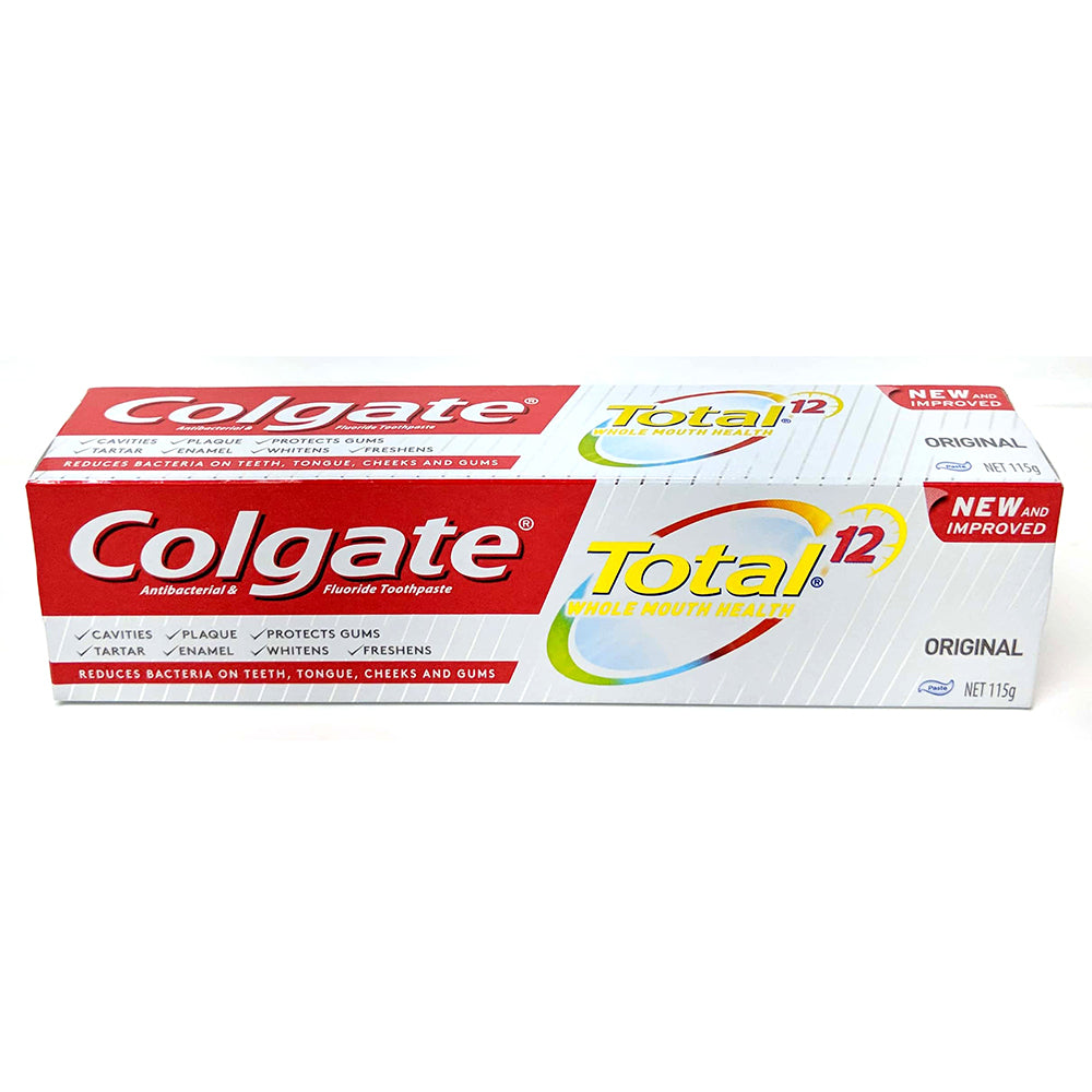 Colgate Total 12 Antibacterial & Fluoride Toothpaste - 115g – Umall ...