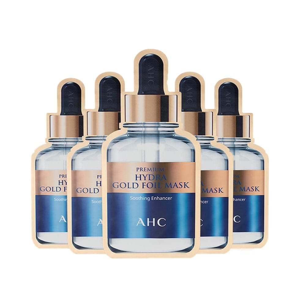 AHC Premium Hydra Gold Foil Mask - 5 Sheets, 125g – Umall - Australia's Largest Online Asian ...