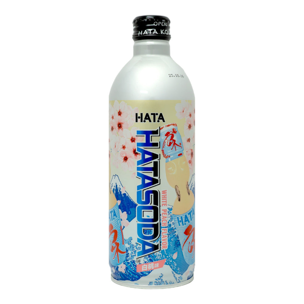 HATA White Peach Flavor Ramune Soda - 500ml – Umall - Australia's ...