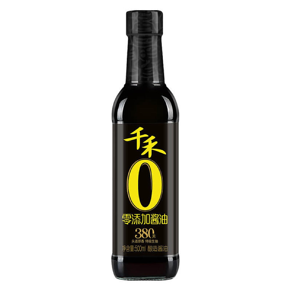 Qianhe No-Additives Soy Sauce, Premium Grade, Aged 380 Days, 500ml ...