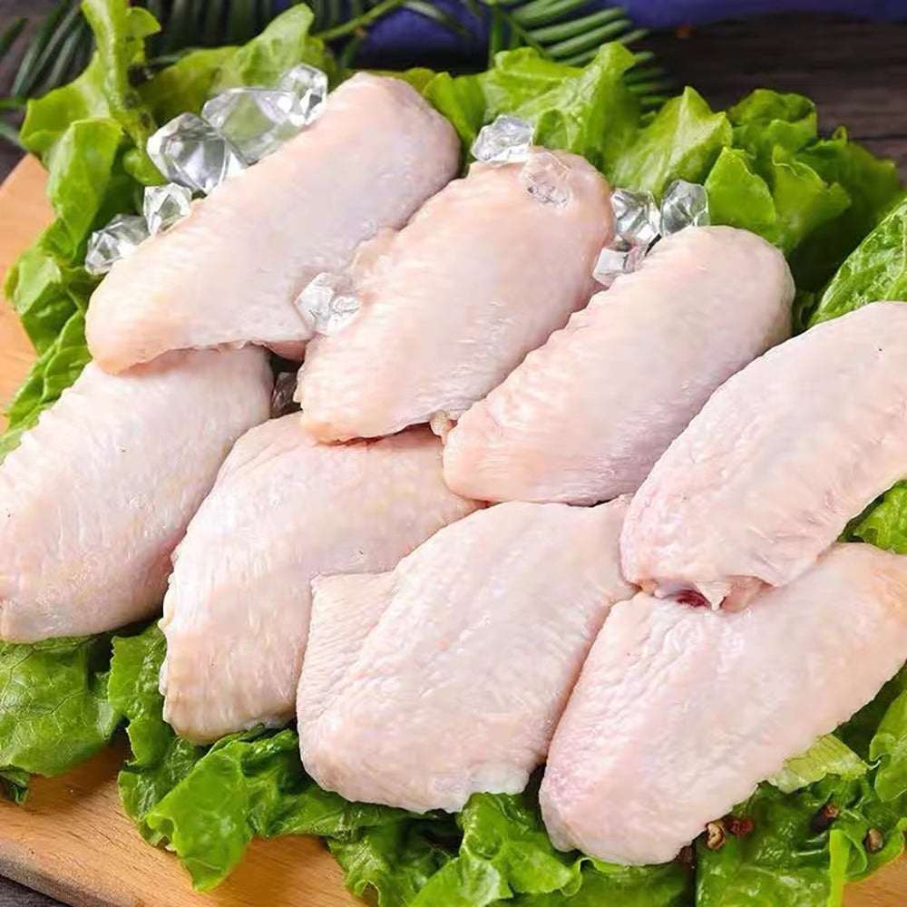 Lao Hankou Frozen Chicken Mid Wings 1kg - Wingettes, Cleaned & Trimmed ...