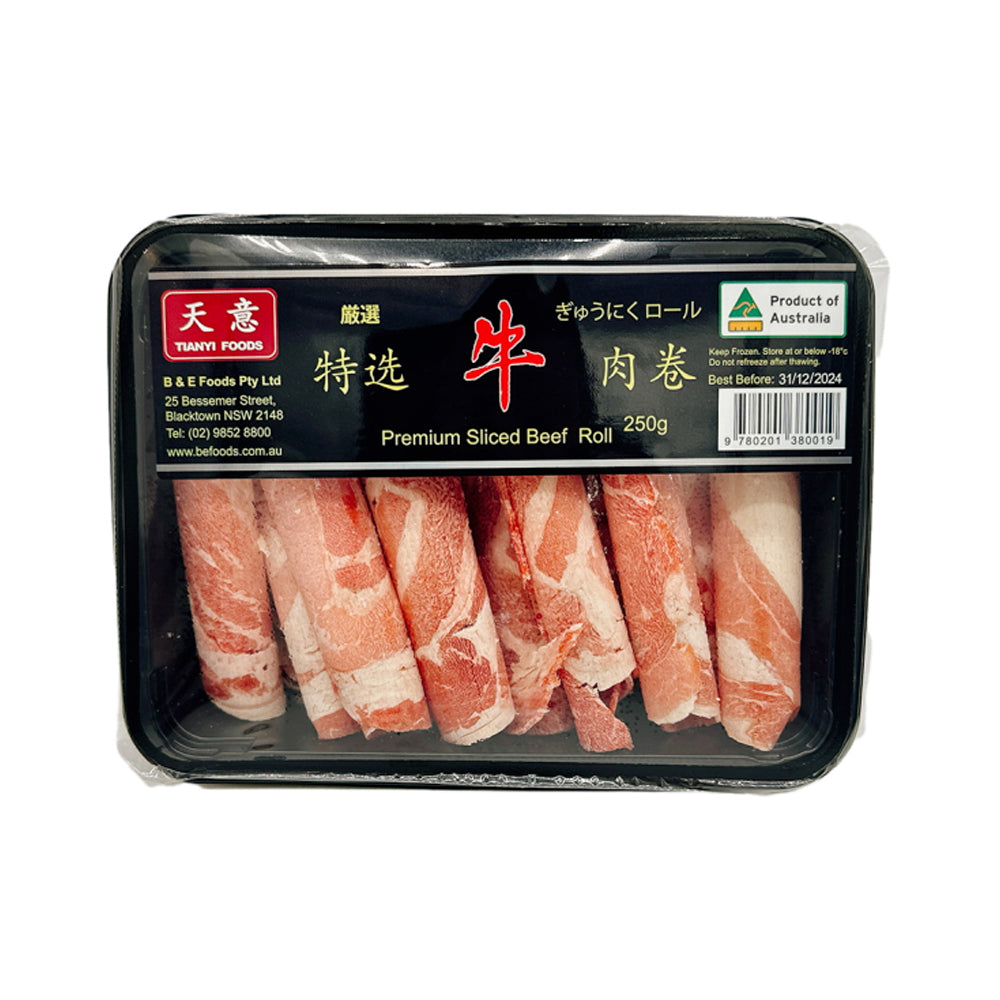 TianYi Premium Sliced Beef Roll 250g – Umall - Australia's Largest ...
