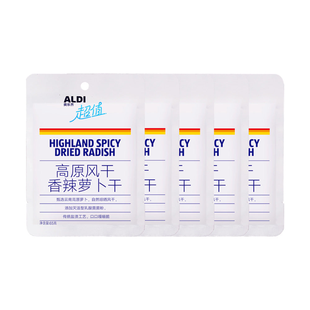 Aldi Highland Spicy Dried Radish 65g x 5 Packs – Limited Import – Umall ...