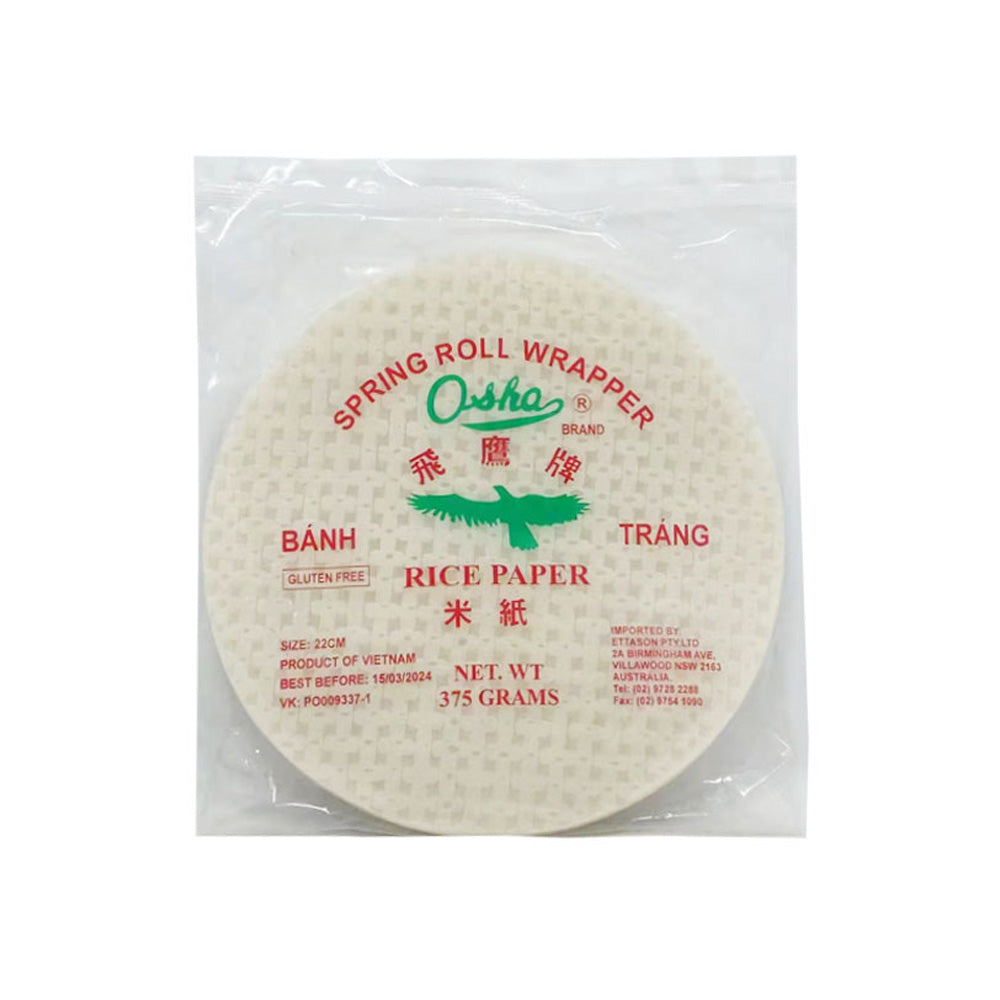 Osha Flying Eagle Round Rice Paper 22cm 375g - Vietnamese Spring Roll ...